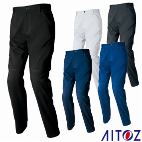 AITOZ アイトス 作業着 作業服 カーゴパンツ ノータック(男女兼用) AZ-2521 通年 秋冬 2018年 新作 新商品 おしゃれ かっこいい 人気 ズボン 作業ズボン 作業パンツ ...